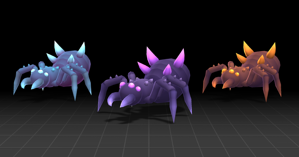 Poly HP - TombSpider | 3D Creatures | Unity Asset Store