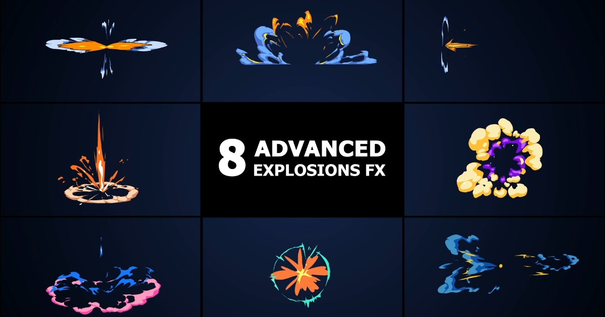 Advanced Explosions FX (04.04.25) | 2D 材质与材料 | Unity Asset Store