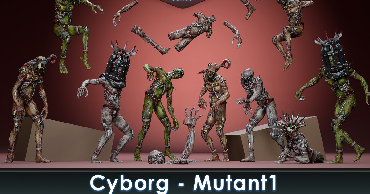 Cyborg Mutant 1 | 3D Characters | Unity Asset Store