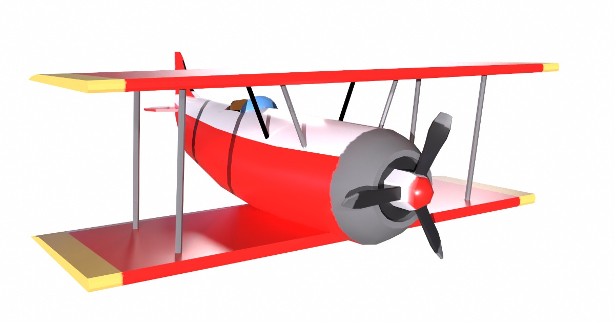 Stylized Plane 1 | 3D 항공 | Unity Asset Store