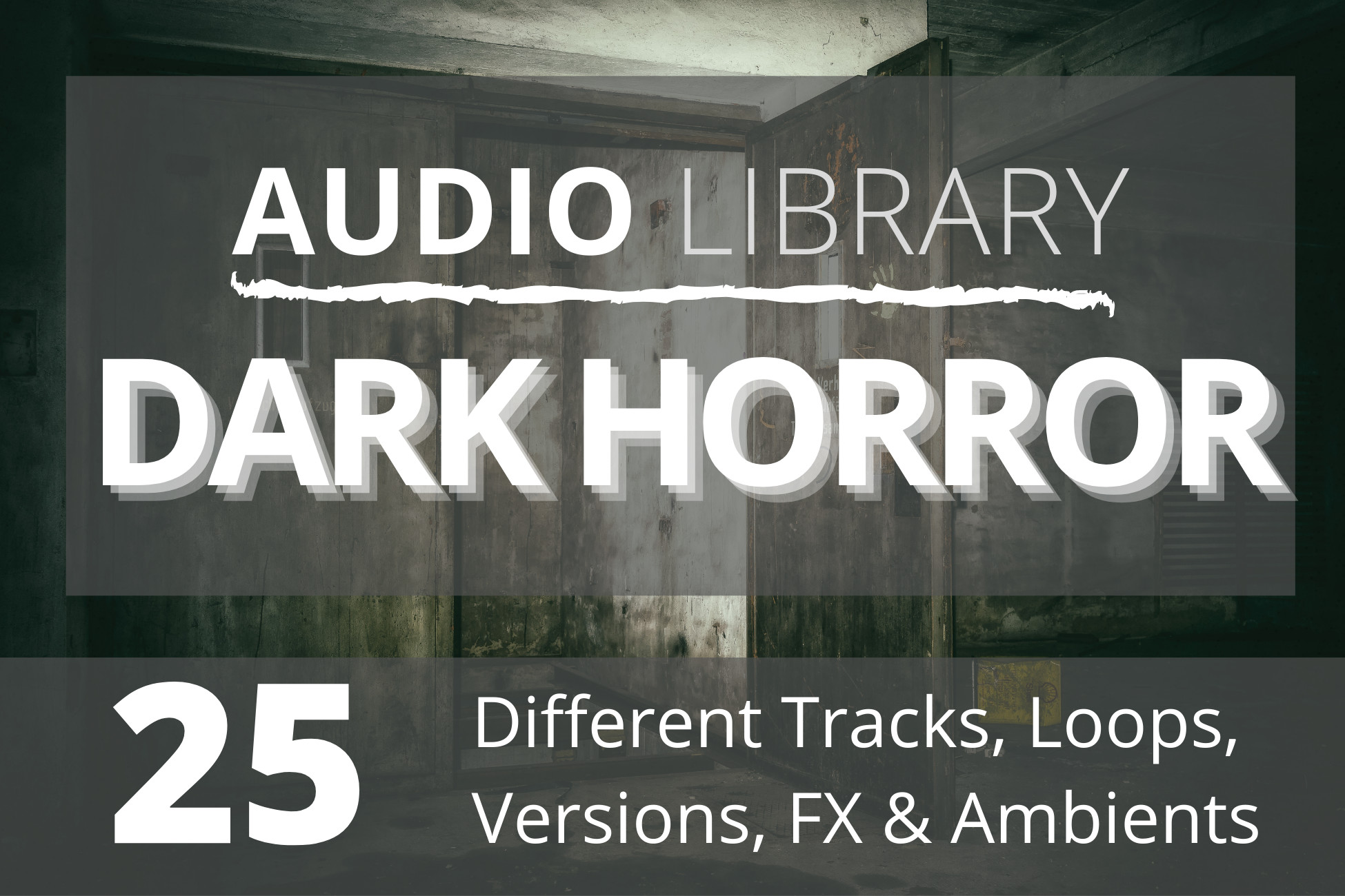 Audio Library Dark Horror 25 Tracks Audio Music Unity Asset Store