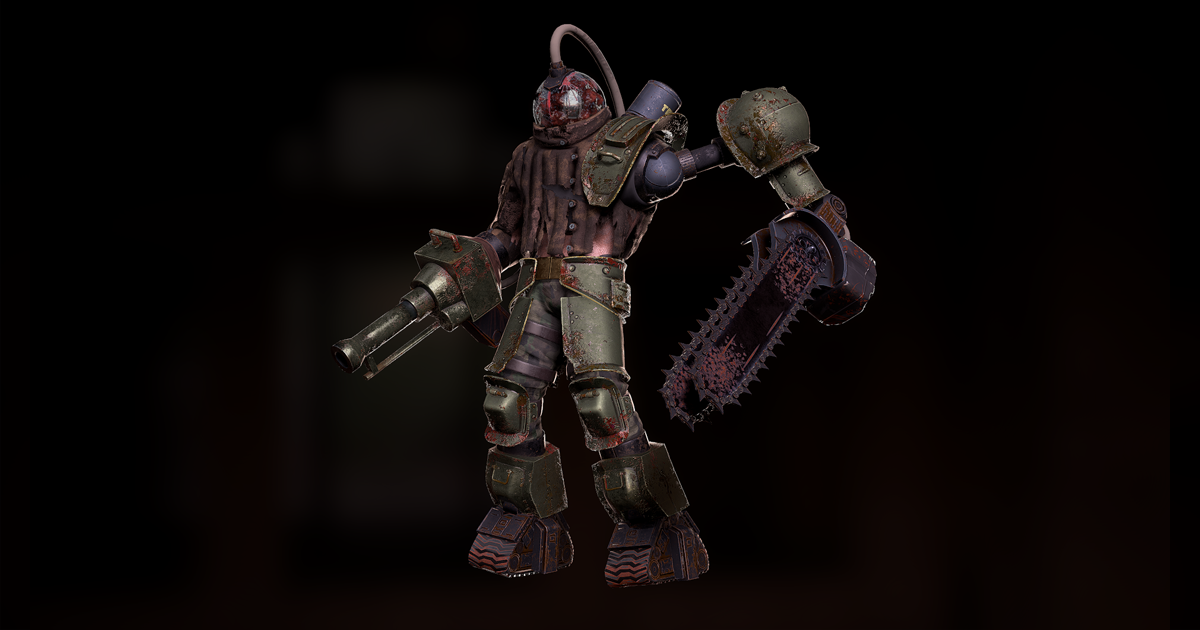 Monster tank shainsaw | 3D Robots | Unity Asset Store