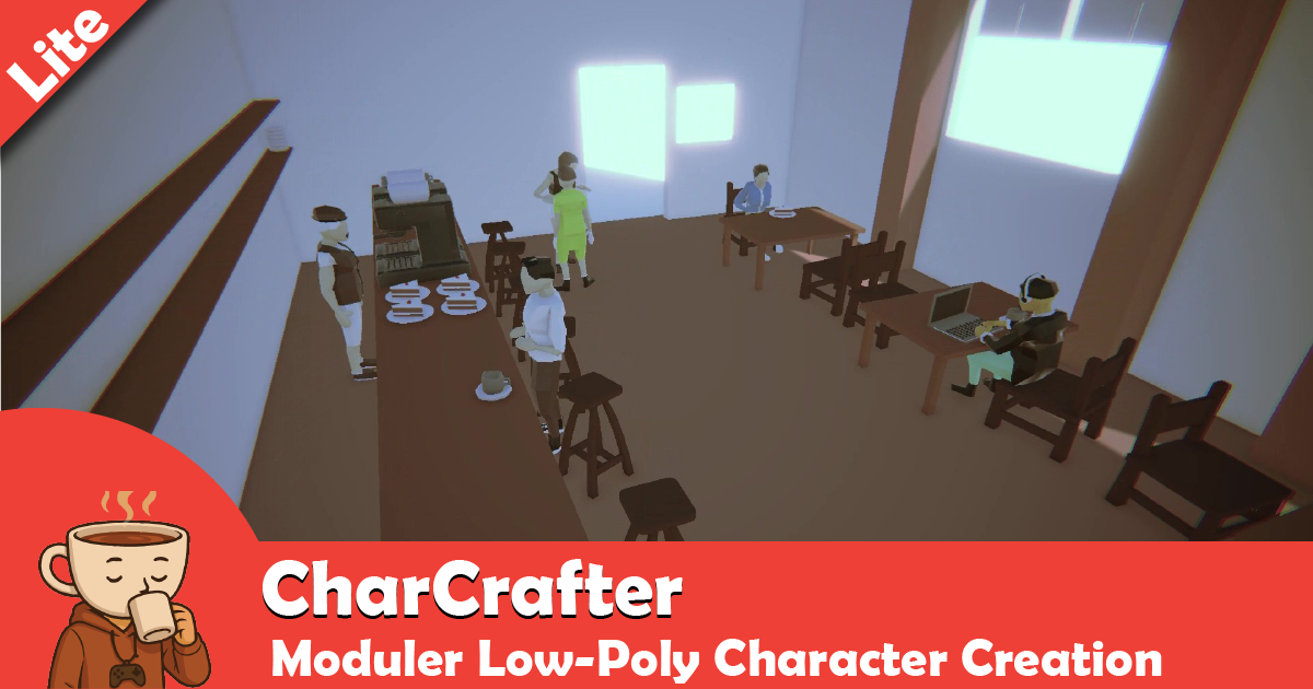 CharCrafter Lite - Modular Low-Poly Character Creation Tool | 3D 角色 ...