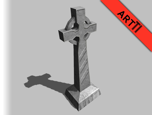 Grave Cross Tombstone 3d Exterior Unity Asset Store