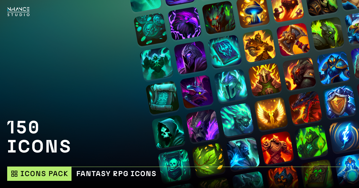 Fantasy Icons Pack #2 | 2D Icons | Unity Asset Store