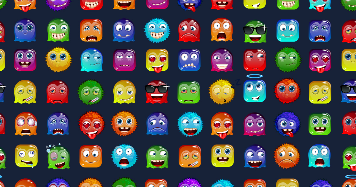 Cartoon Funny Stickers | 2D Icons | Unity Asset Store