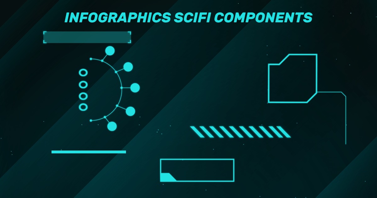 Futuristic Infographic Sci Fi Components Custom User Interface 3d Gui Unity Asset Store