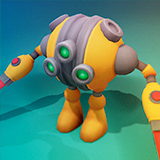 Cyblader Robot Family - Character + Animations