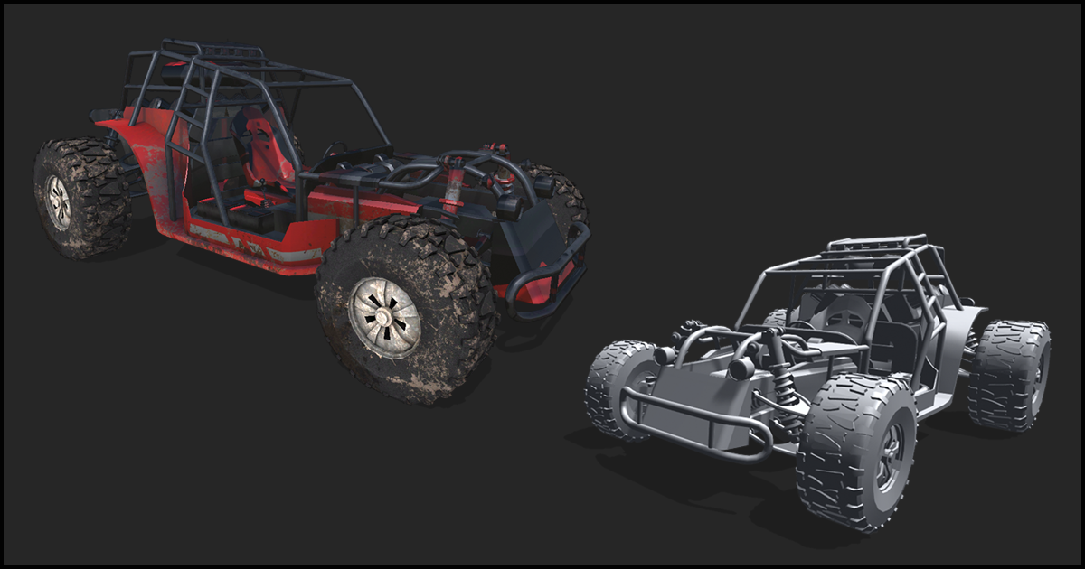 Dune Hopper Buggy Vehicle | 3D Land | Unity Asset Store