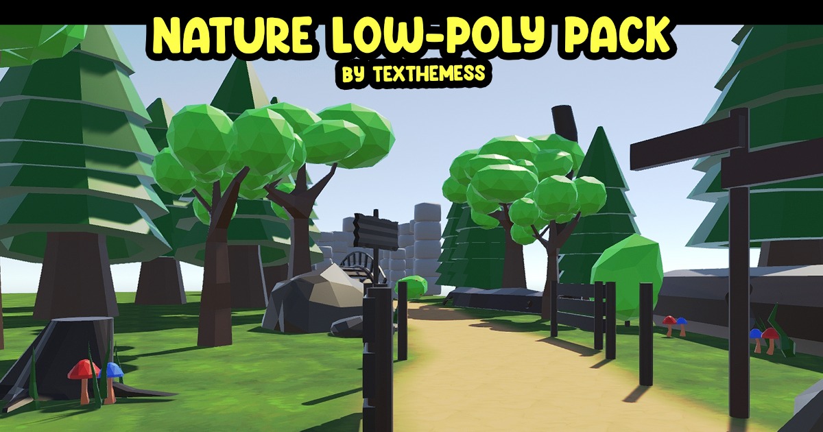 Nature Low-Poly pack | 3D Environments | Unity Asset Store