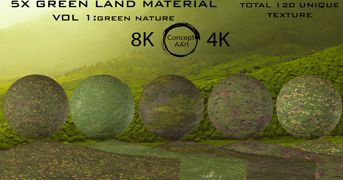 GREEN LAND VOL1:GREEN NATURE | 2D Textures & Materials | Unity Asset Store