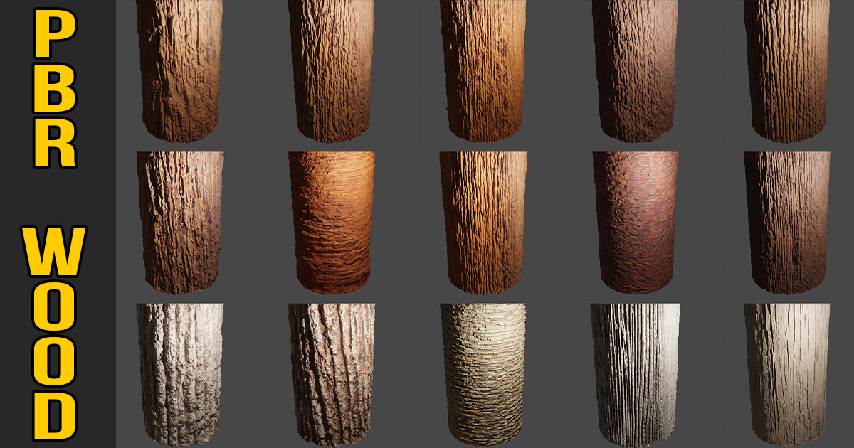 Wood PBR Materials | 2D Wood | Unity Asset Store