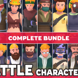 Customizable 3D Battle Characters Bundle