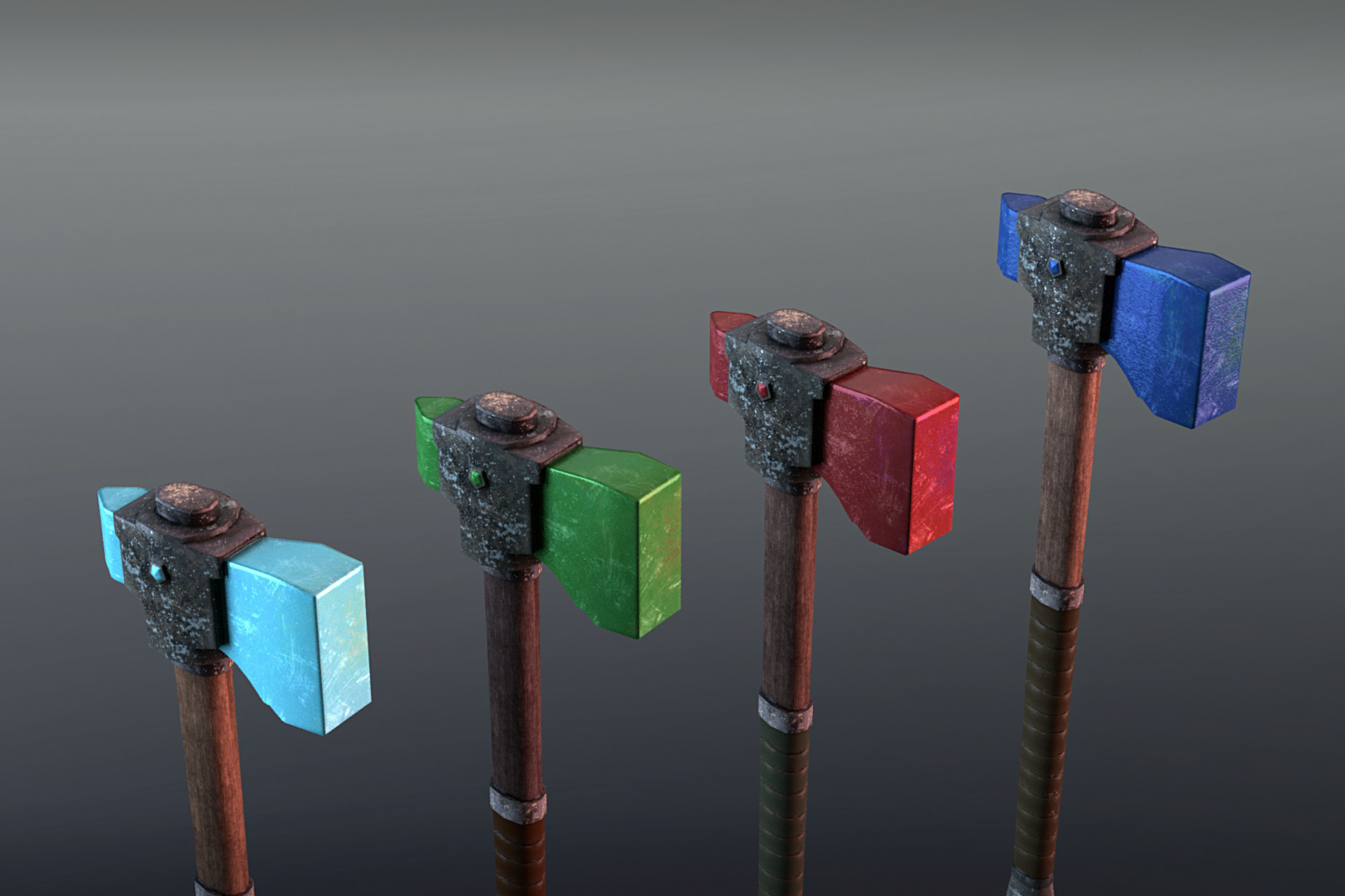 Hammers PBR - Precious | 3D 工具 | Unity Asset Store