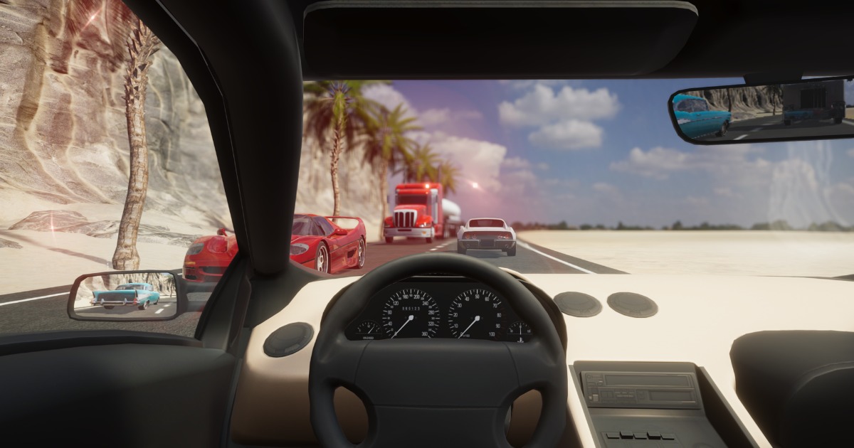 Car interior 34 | 3D Land | Unity Asset Store