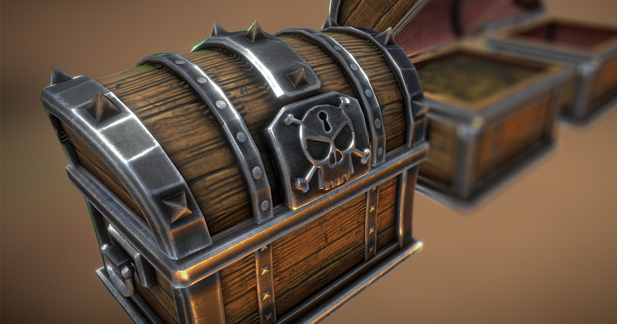 Treasure Chest - AKU | 3D Props | Unity Asset Store