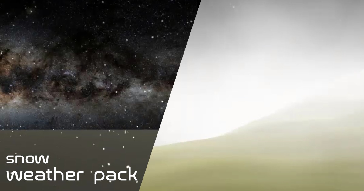 Snow FX Pack - Fog and Hail Weather VFX | VFX Particles | Unity Asset Store