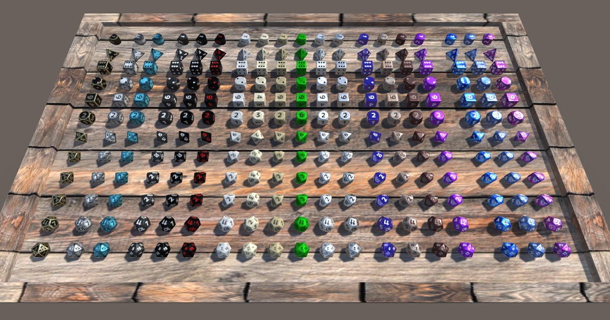 Dice (Creator) Pack | 3D Props | Unity Asset Store