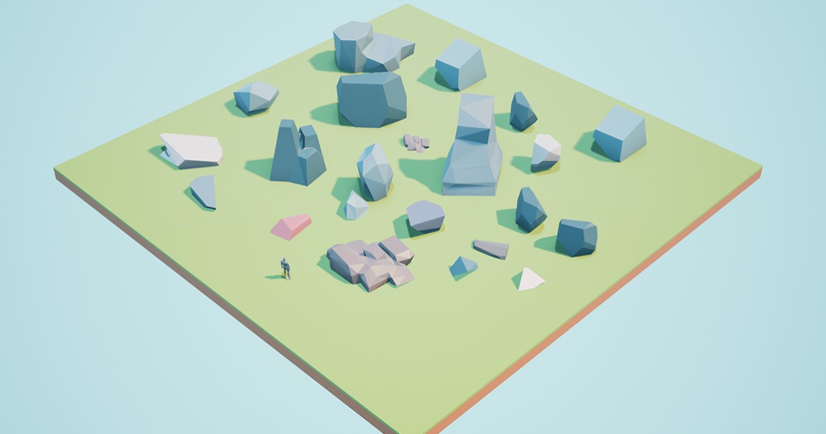 Low Poly - Rocks Pack | 3D Environments | Unity Asset Store