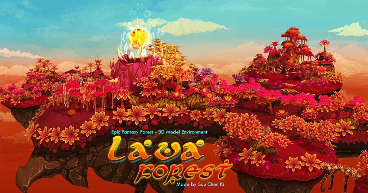 Lava Forest | 3D Trees | Unity Asset Store