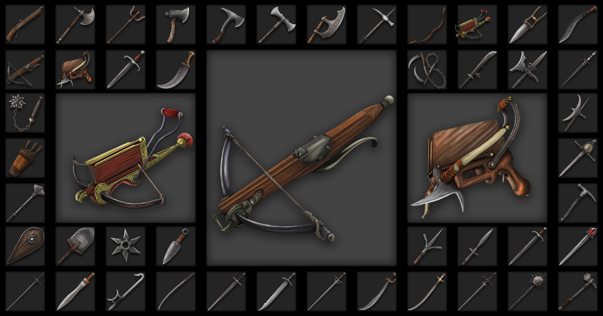 2D Medieval Weapon Pack Vol.1 | 2D Icons | Unity Asset Store