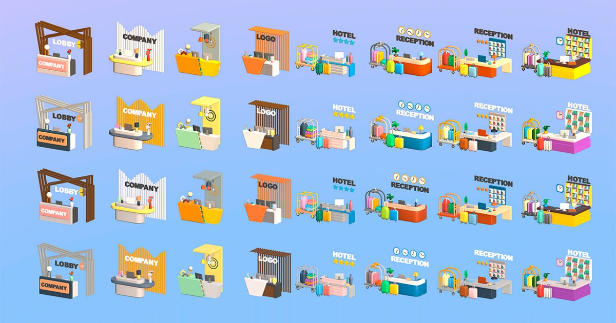 3D Prop Counter Desk | 3D Props | Unity Asset Store