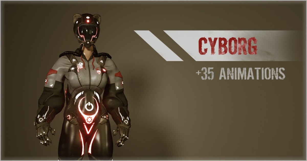 Woman Cyborg 2 | 3D Characters | Unity Asset Store