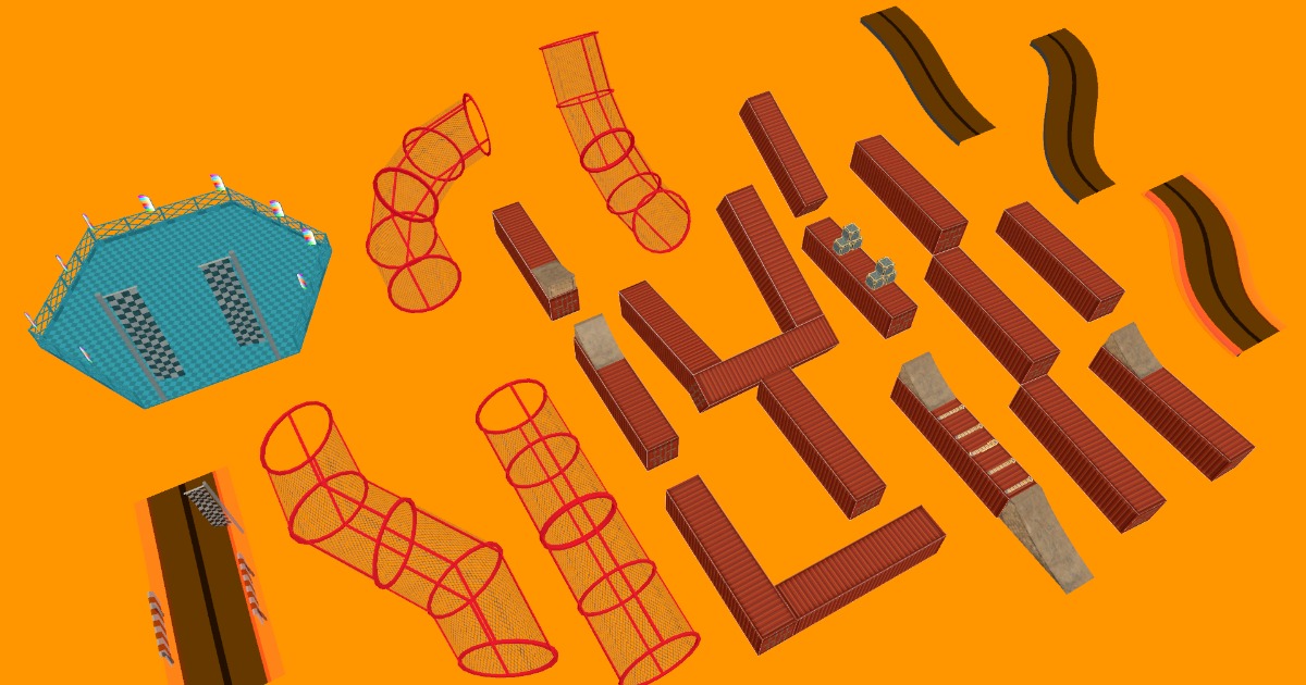 Car Stunts Track Generator Mobile - Mega Ramp Mobile | Game Toolkits | Unity Asset Store