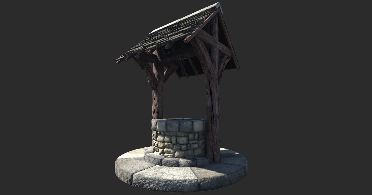 Realistic Stone Well | 3D Props | Unity Asset Store