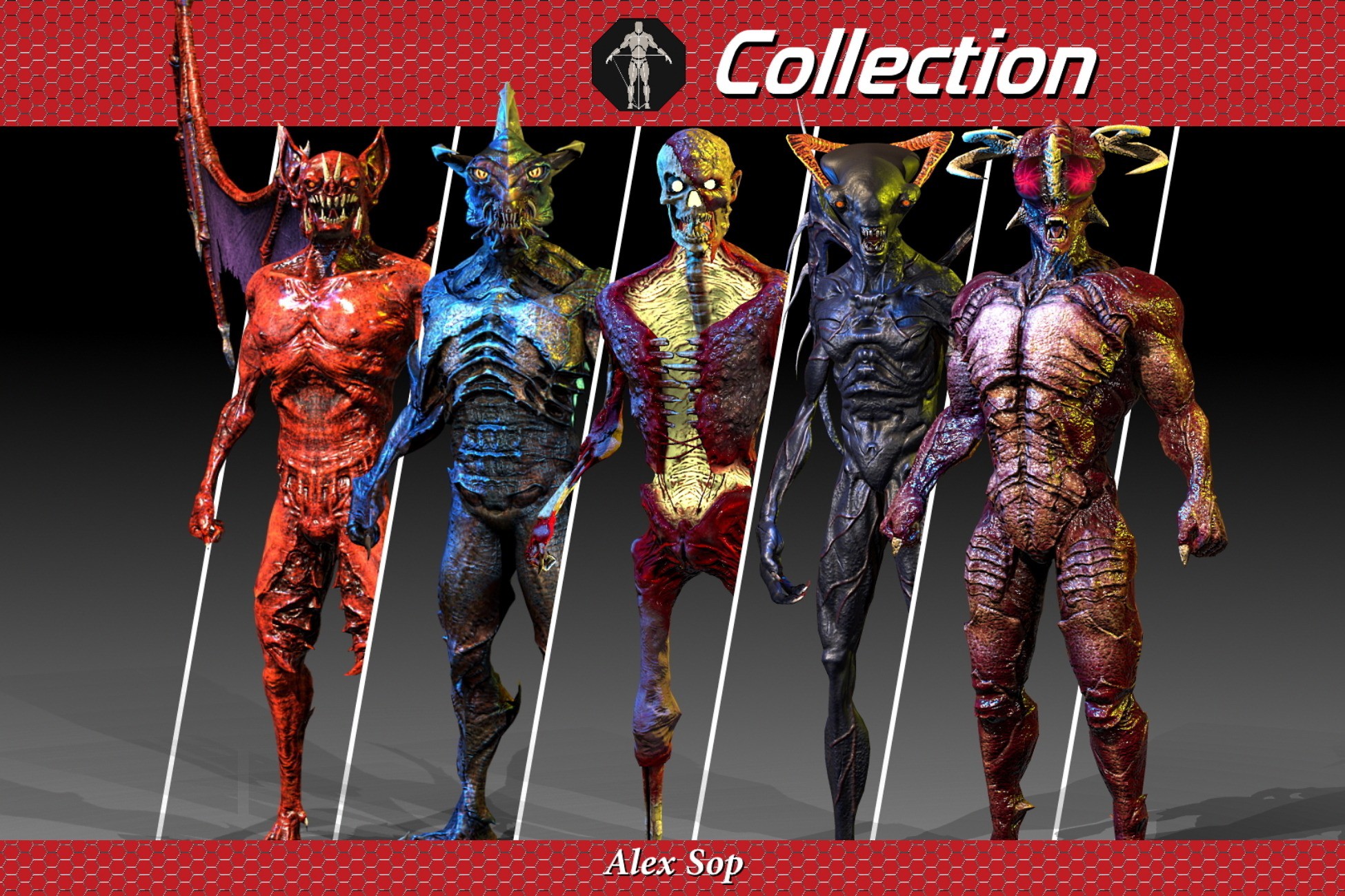 Monsters Collection | 3D Creatures | Unity Asset Store