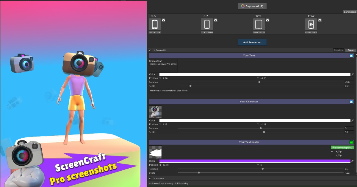 ScreenCraft – The Ultimate Screenshot Tool for Unity | Utilities Tools ...