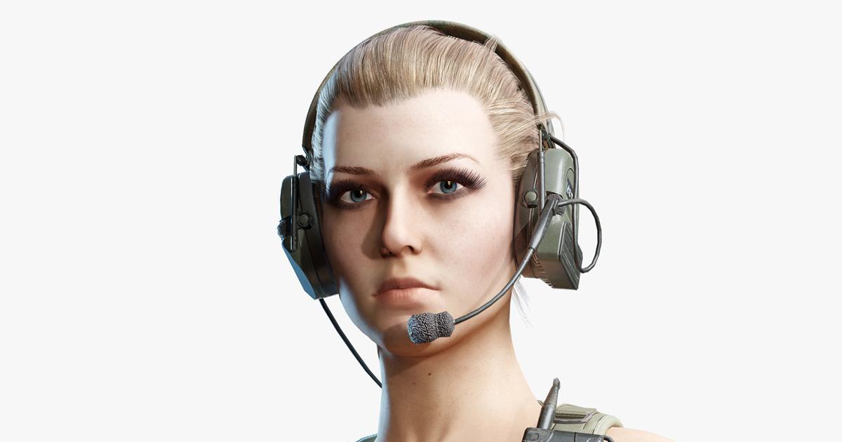 Female Soldier G | Characters | Unity Asset Store
