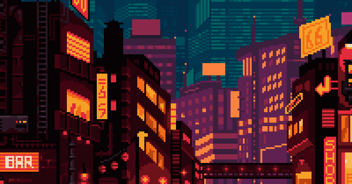 Cyberpunk Street Environment | 2D Building | Unity Asset Store