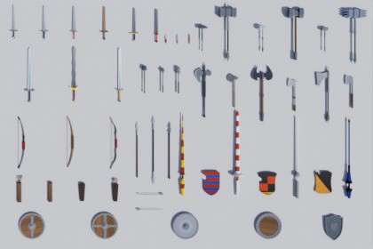 Low-poly Medieval Weapons | Unity AssetStore概要 优惠信息 beta