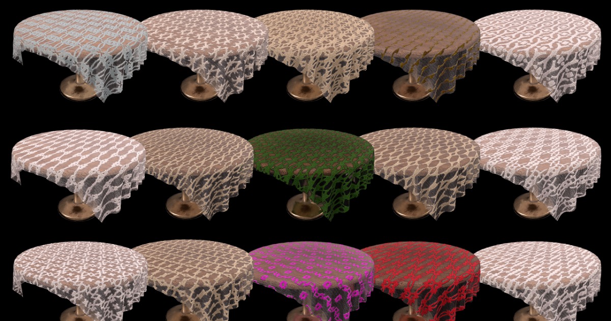 Premium Lace Material / 50 pcs | 2D 텍스처 및 소재 | Unity Asset Store