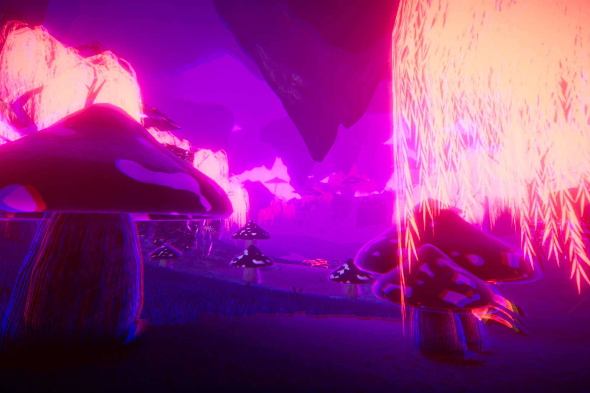 Psychedelic World | 3D Fantasy | Unity Asset Store