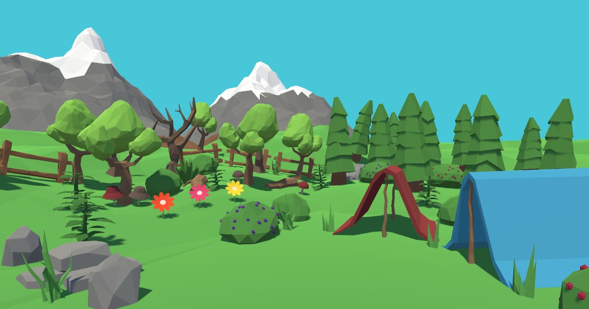 Low Poly Nature Pack Lite | 3D Landscapes | Unity Asset Store