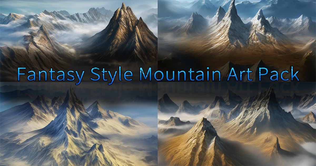 Fantasy Style Mountain Art Pack | 2D Environments | Unity Asset Store