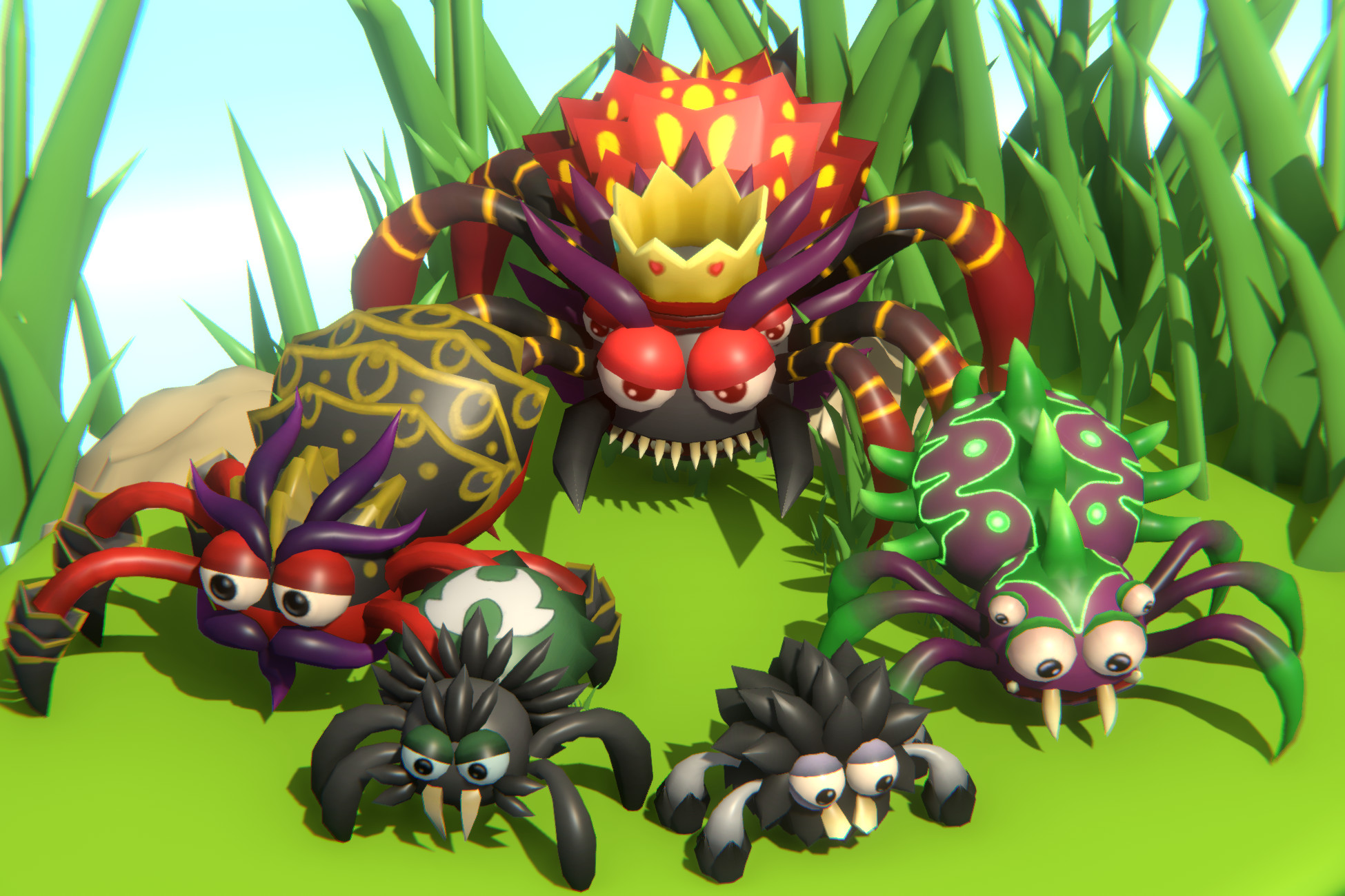 Monster Bundle 1 - Casual Fantasy | 3D Creatures | Unity Asset Store