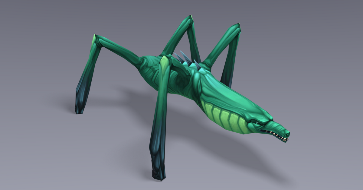 Sci-Fi Croc | 3D Creatures | Unity Asset Store
