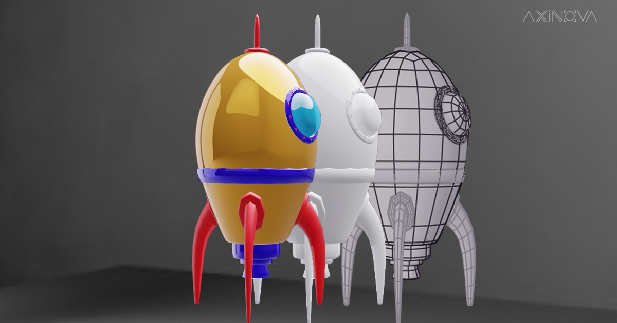 Atom Rocket Model | 3D 우주 | Unity Asset Store