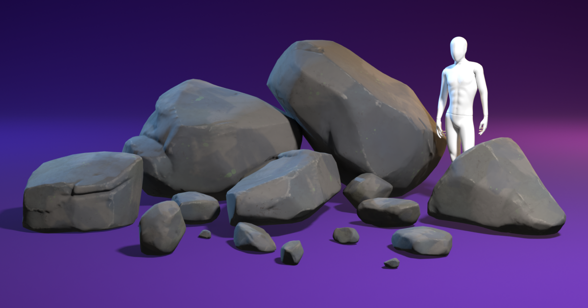 Vale - Stylized Rocks | 3D 주변환경 | Unity Asset Store