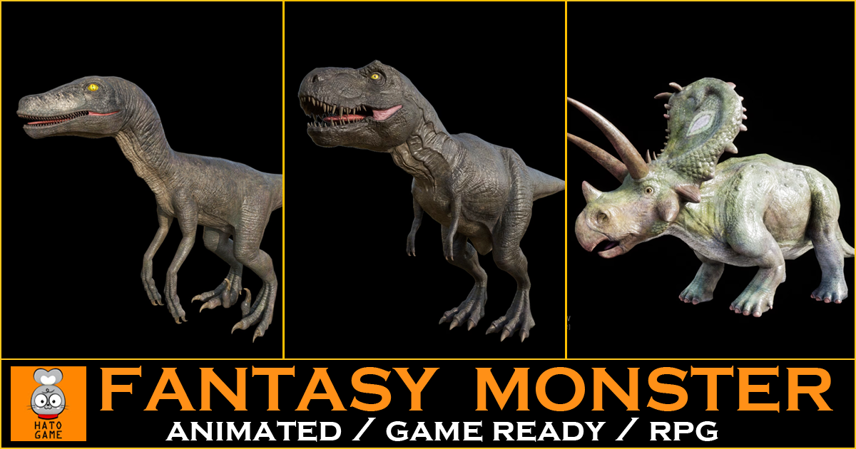 01_Monster Bundle_10 | 3D Creatures | Unity Asset Store
