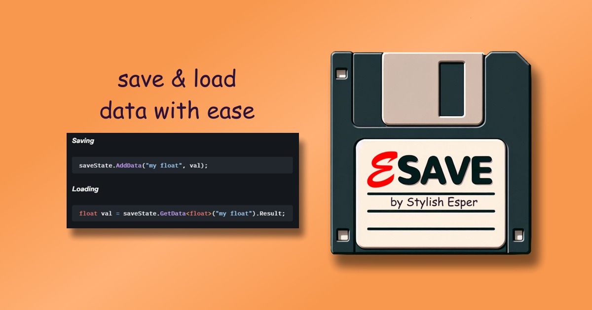 ESave Pro (Save System) | Utilities Tools | Unity Asset Store