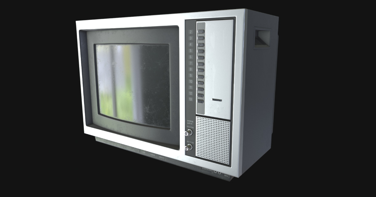 Vintage_TV2 | 3D Electronics | Unity Asset Store