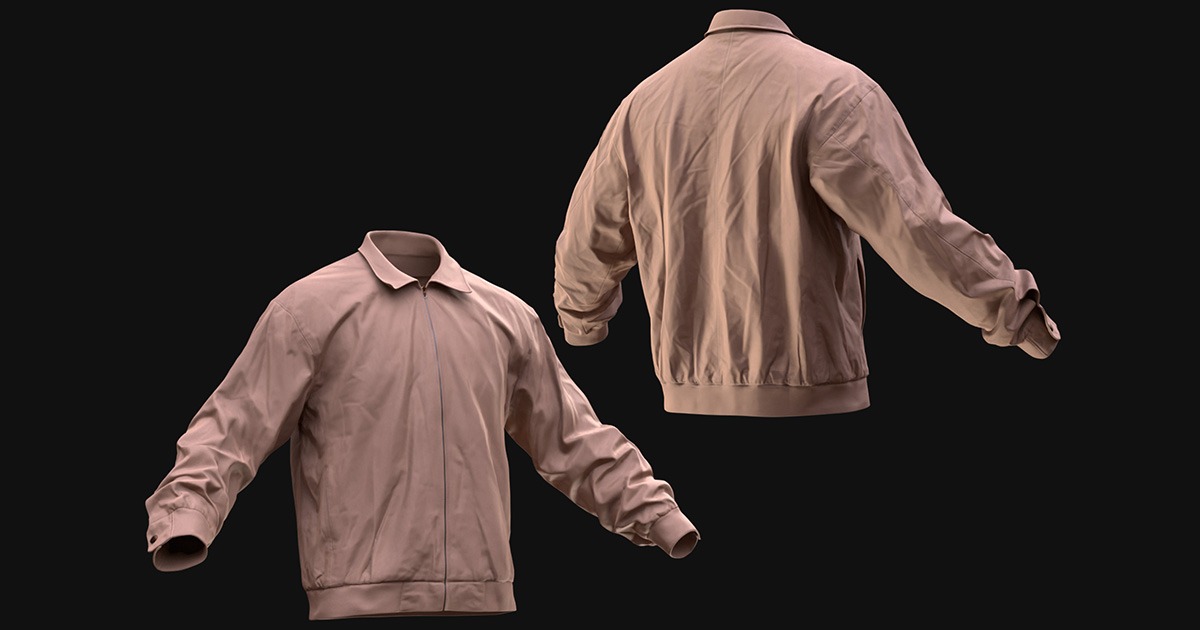 4 Jacket - Male/Female - Rigged Humanoid Skeleton | 3D Characters ...