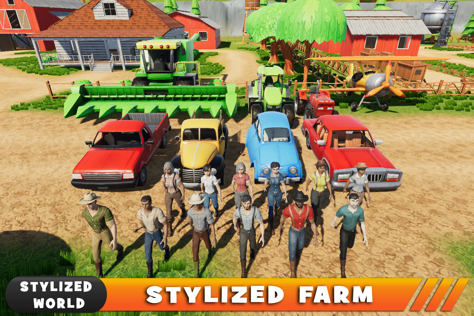 Stylized Farm | 3D Fantasy | Unity Asset Store