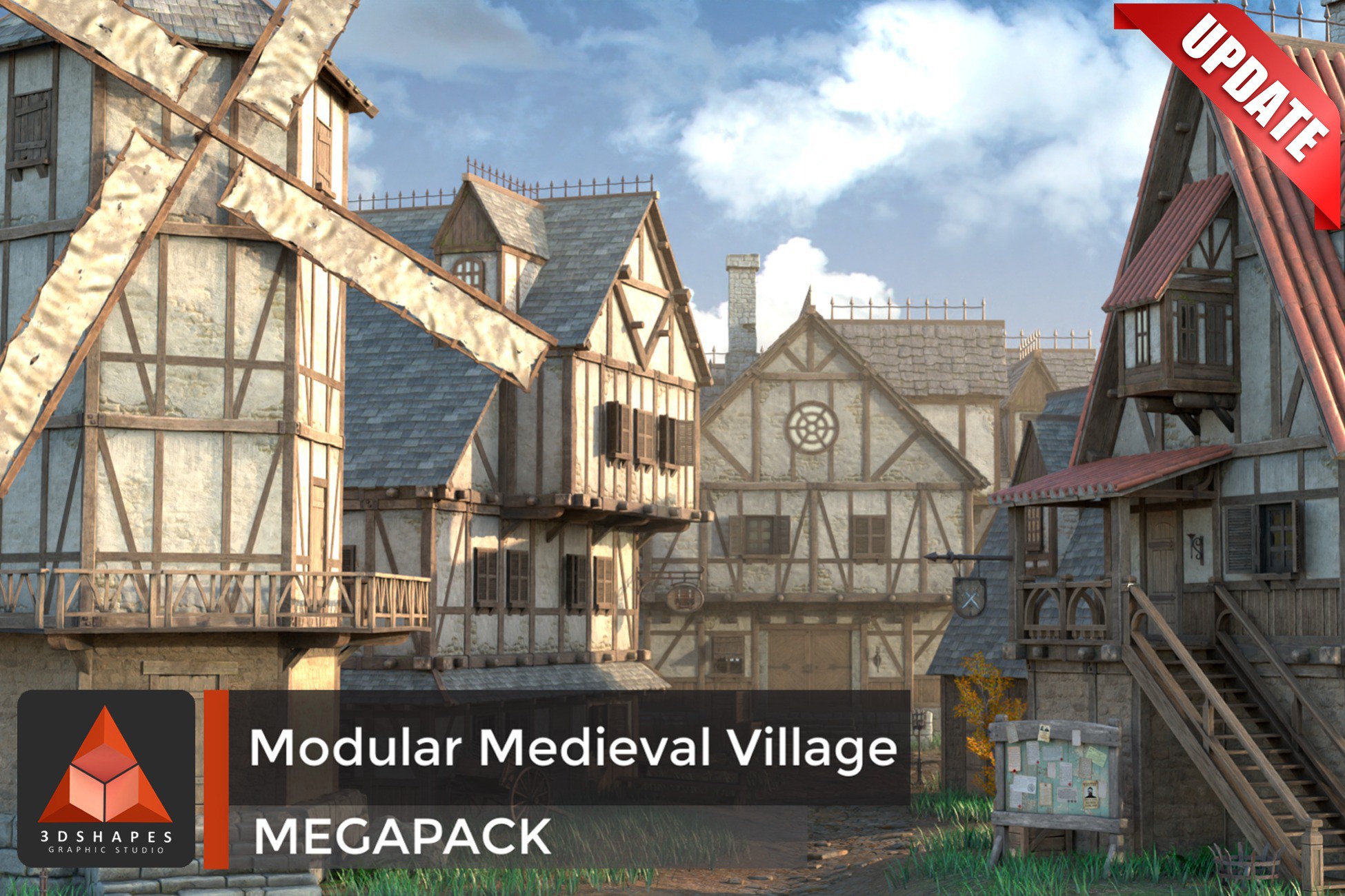 Modular Medieval Village MegaPack | 3D Environments | Unity Asset Store