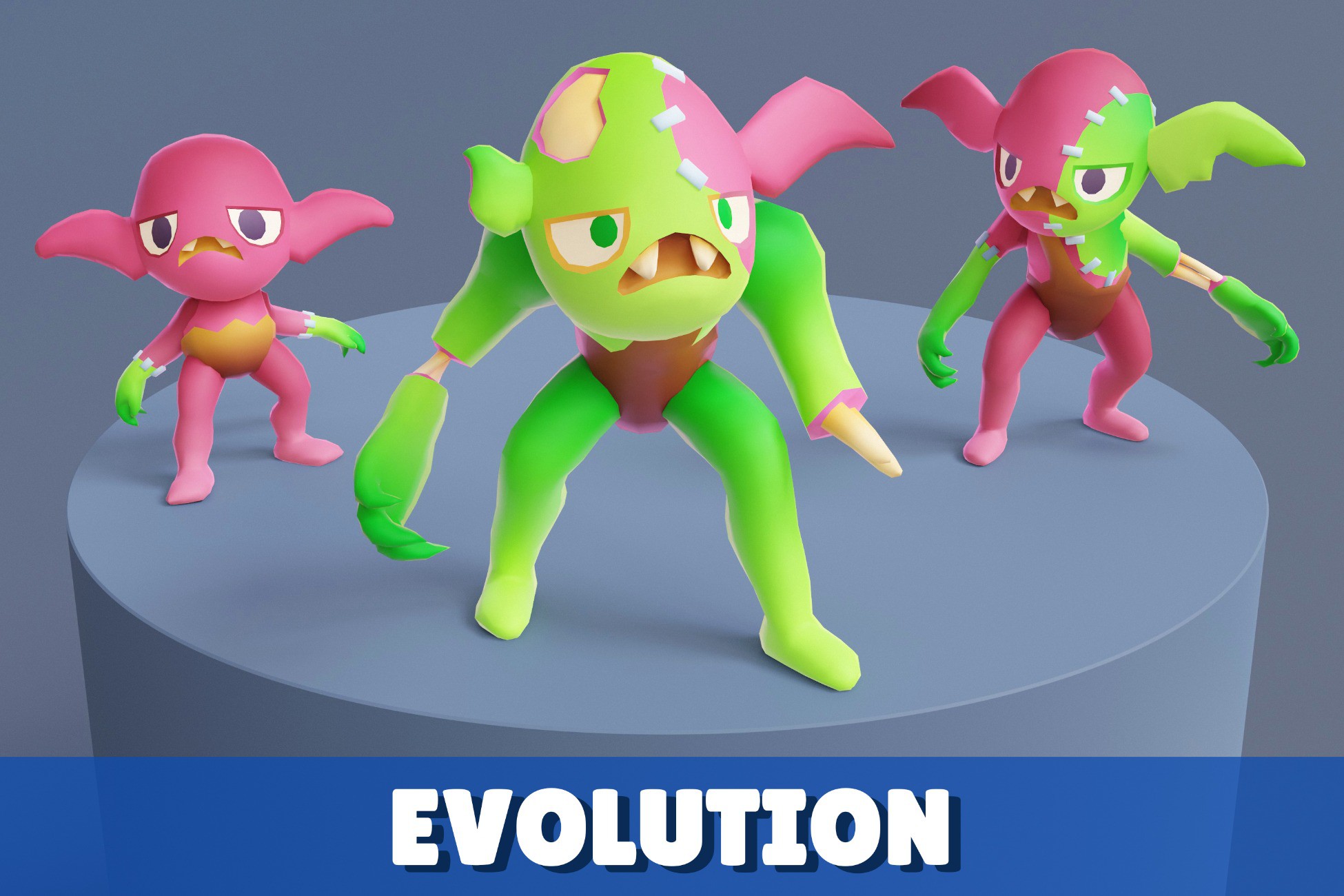 Zombie Characters - Gob | 3D Creatures | Unity Asset Store