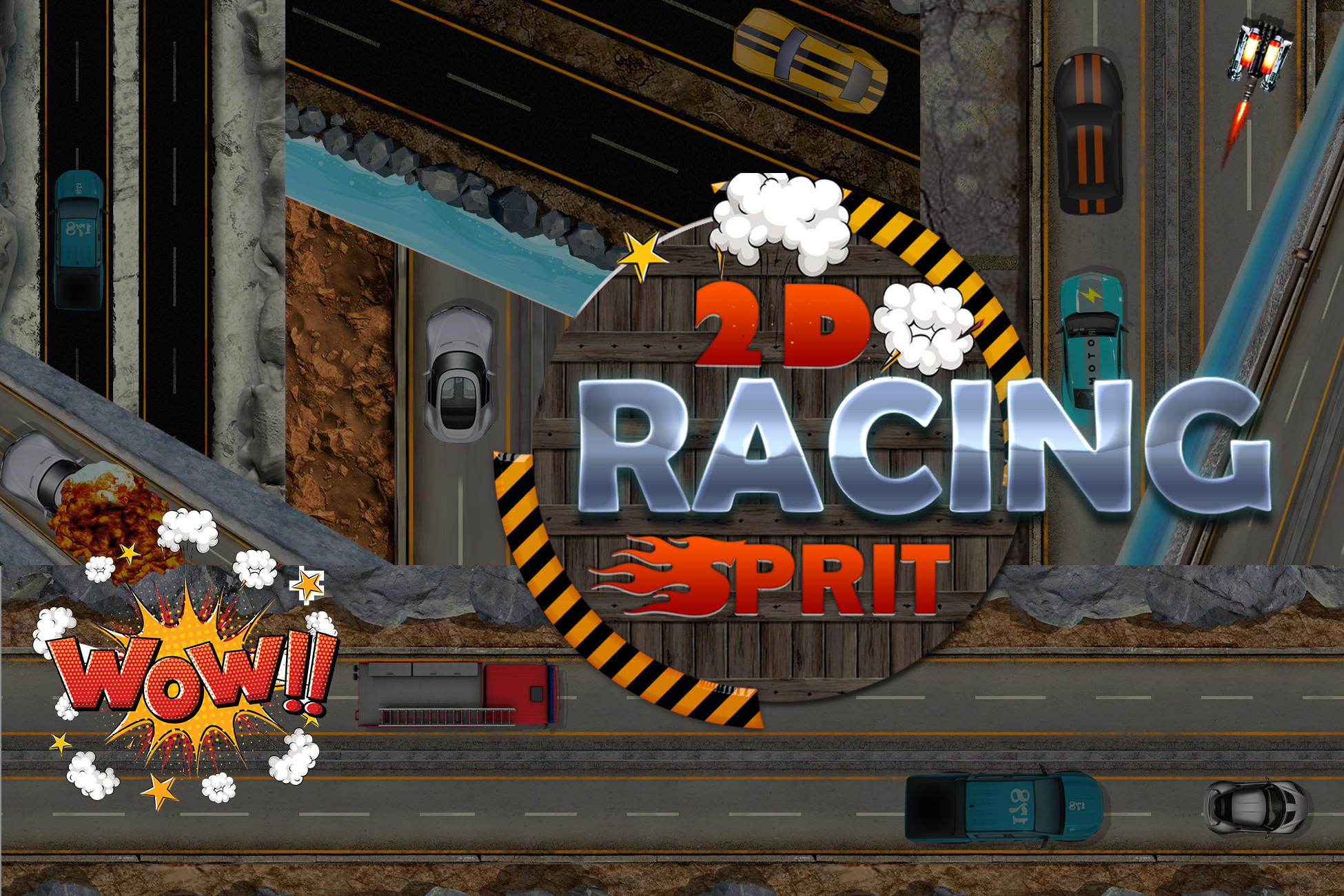 2D Racer - Asteroid Style (Complete Project) | Systems | Unity Asset Store